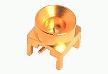 SMP Plug, Straight, Smooth Bore, Catchers Mitt, PCB, Surface Mount and Through Hole, One Piece Per Bag, 50 Ohms for sale