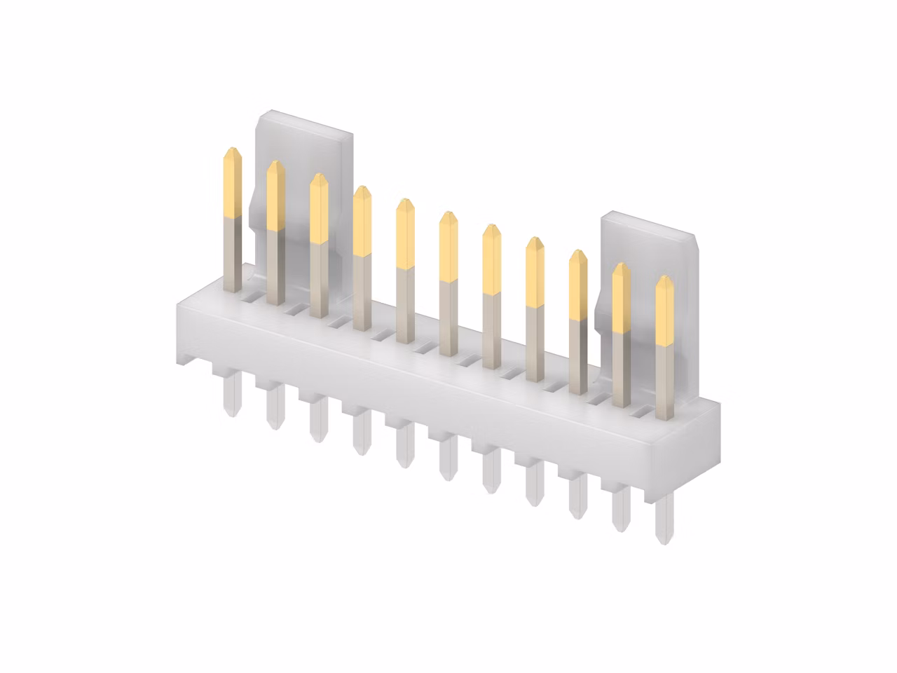 KK 254 Header, Vertical, Square Pin, Friction Lock, 16 Circuits, 7.50mm Mating Pin Length, 3.56mm Tail Length, 0.51µm Gold (Au) Plating