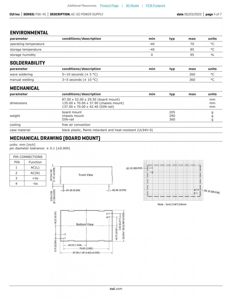 PSK-45-24 datasheet page 4