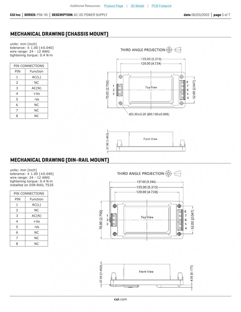 PSK-45-24 datasheet page 5