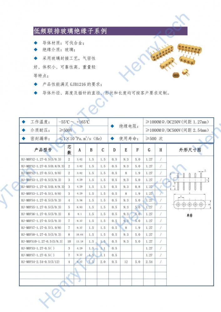 HenryTech product document page 5