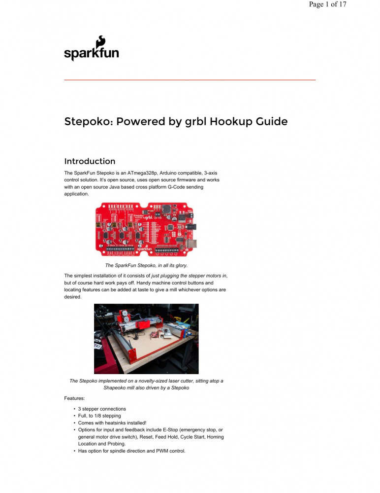 Product documentation page 1