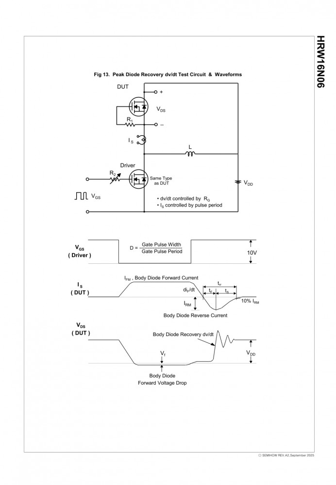 HRW16N06 datasheet page 6