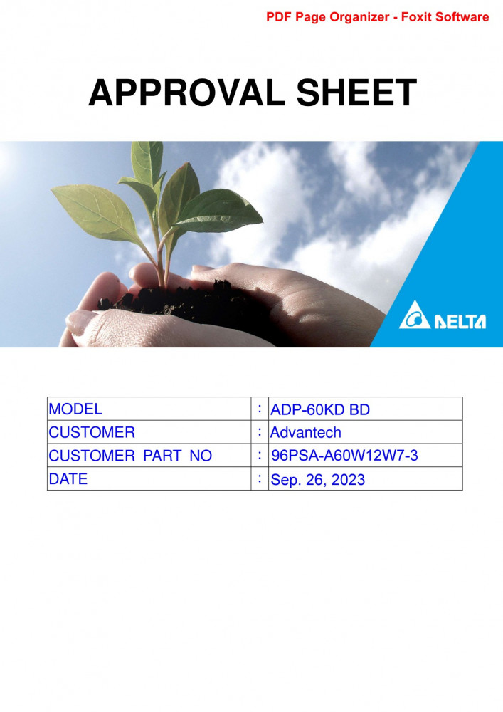 Technical document page 1