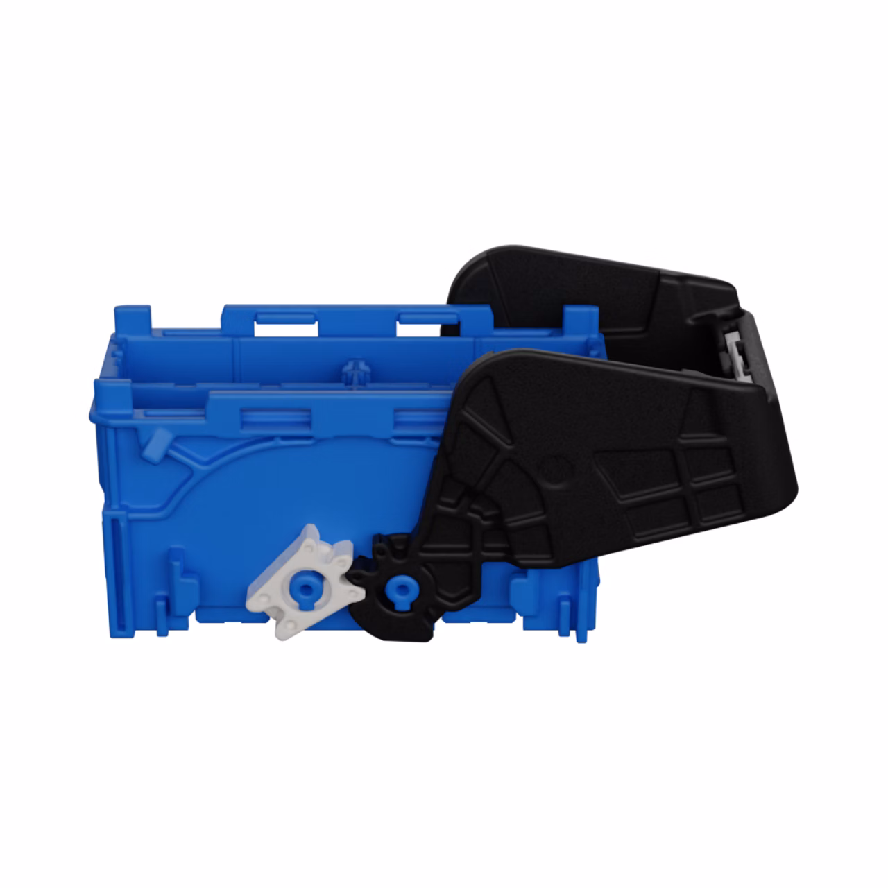 MX-DaSH Unsealed Modular 2x2 Female Connector Assembly, Left Wire Output, Keying Option C, Blue for sale