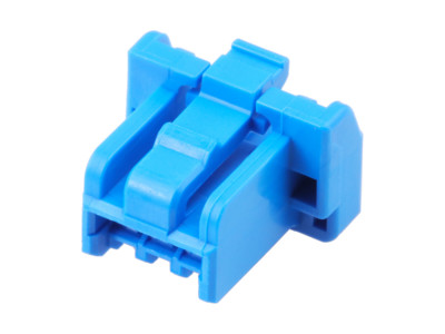 1.50mm Pitch, CLIK-Mate PCB Receptacle, Single Row, Surface Mount, Vertical, Tin Plating, Positive Lock, with Pick-and-Place Polyimide Tape, 2 Circuits, Blue