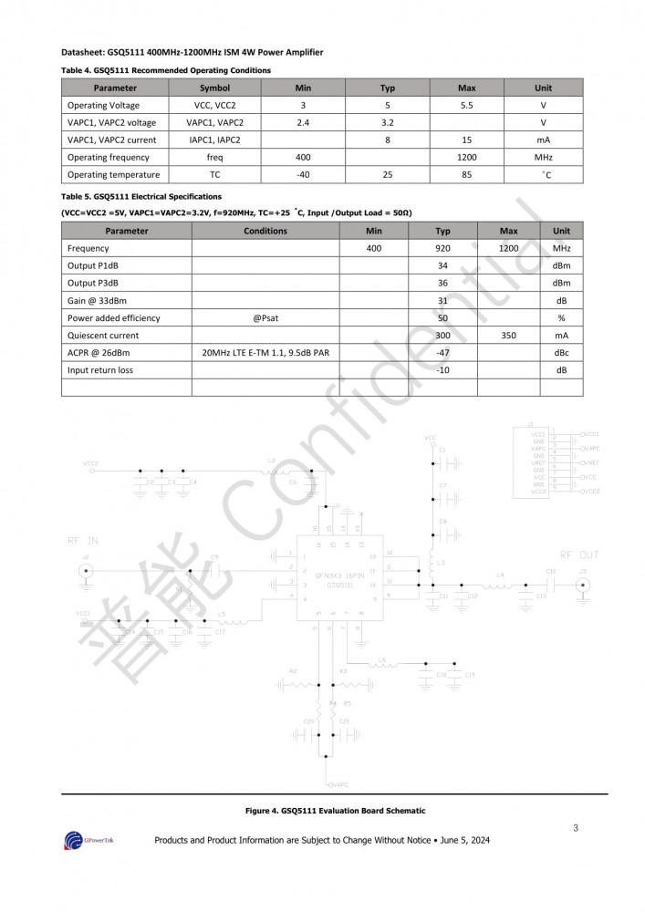 GSQ5111 datasheet page 3