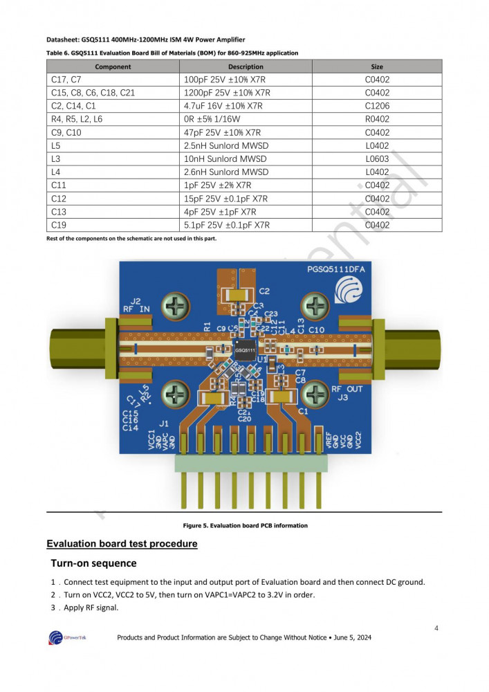 GSQ5111 datasheet page 4