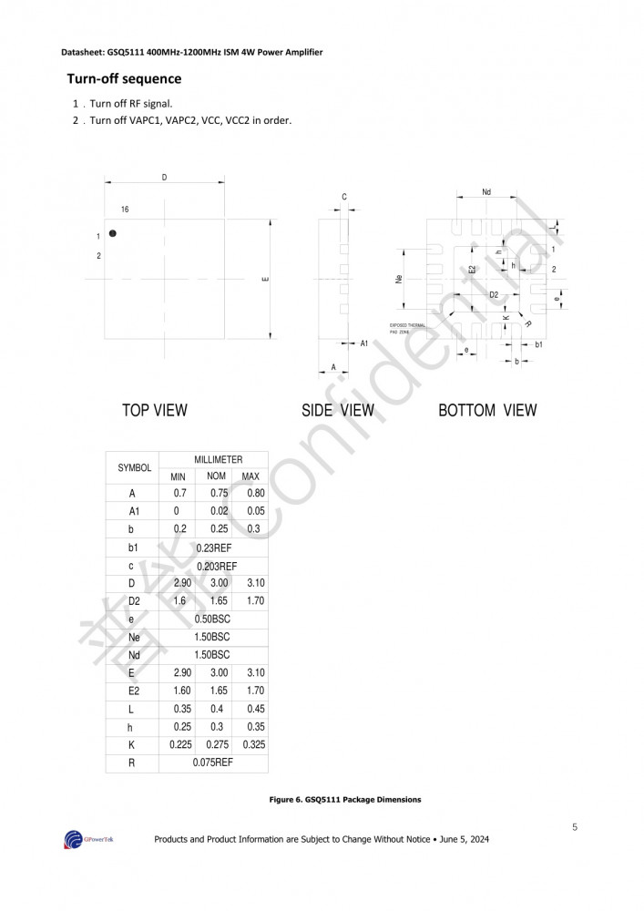GSQ5111 datasheet page 5