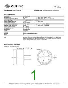 CUI CMA-4544PF-W for sale