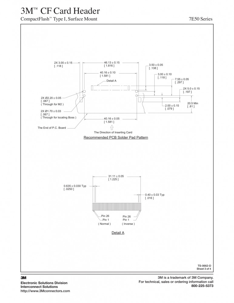 3M D7E50-7316-02 technical document page 3