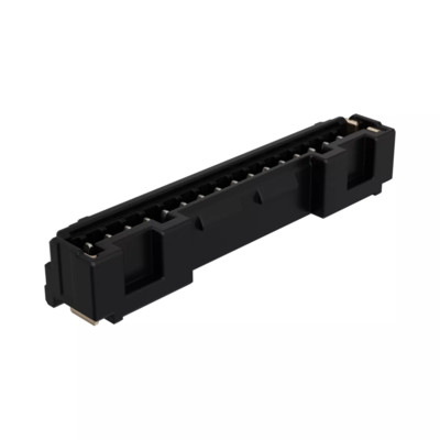 1.50mm Pitch, Micro-Lock Plus PCB Header, Single Row, Right Angle, Surface Mount, Tin-Bismuth Plating, Positive Lock, 16 Circuits, Black for sale