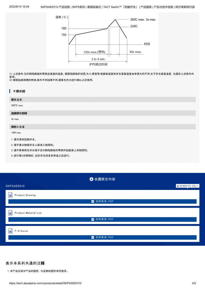 SKPSAEE010 technical document page 4