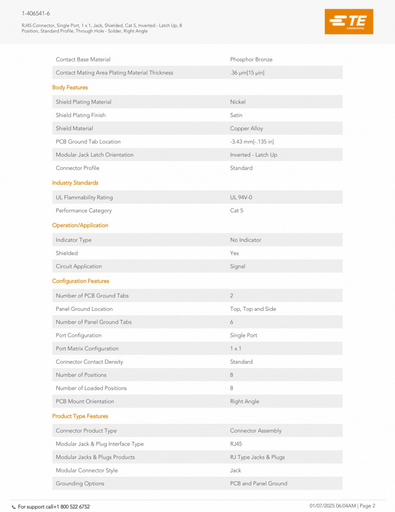1-406541-6 technical document page 2