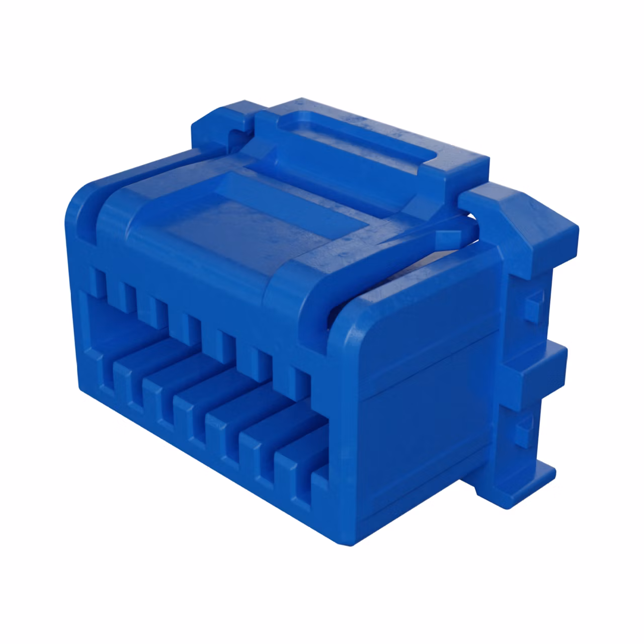 Micro-Lock Plus TPA Type Receptacle Housing, 1.25mm Pitch, Dual Row, Positive Lock, 14 Circuits, Blue for sale