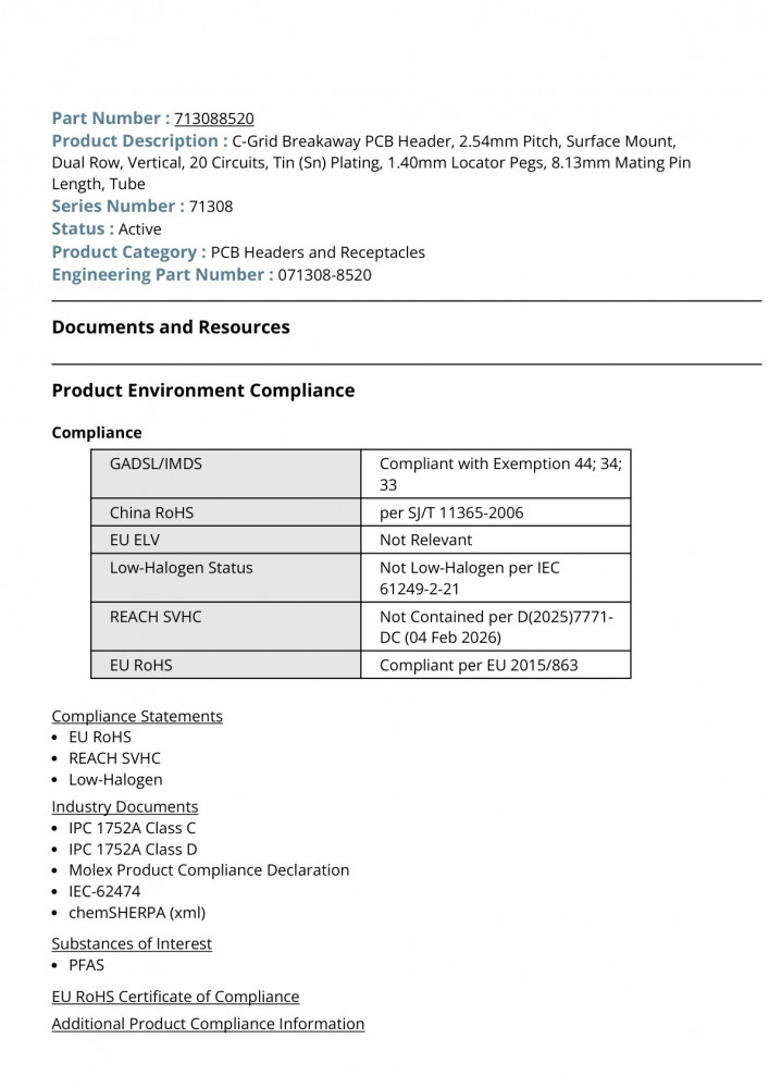 713088520 product document page 1