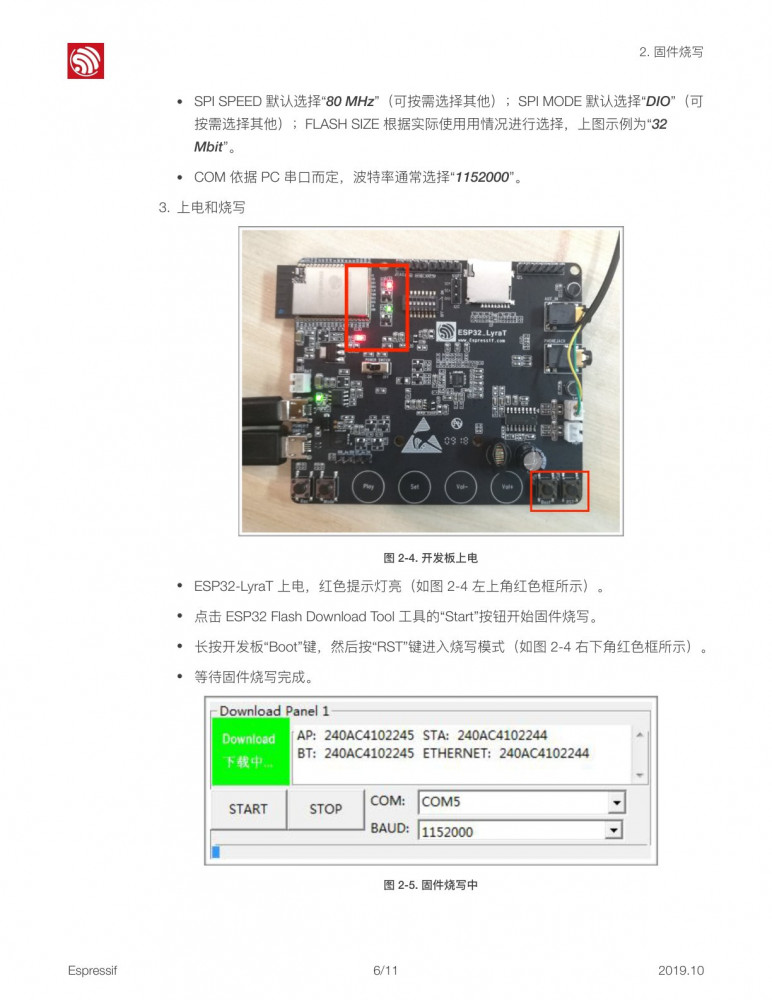 ESP32-LyraT documentation page 9