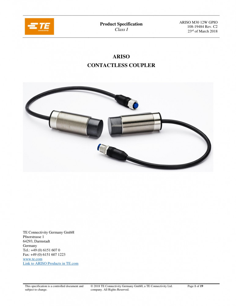 ARISO documentation page 1