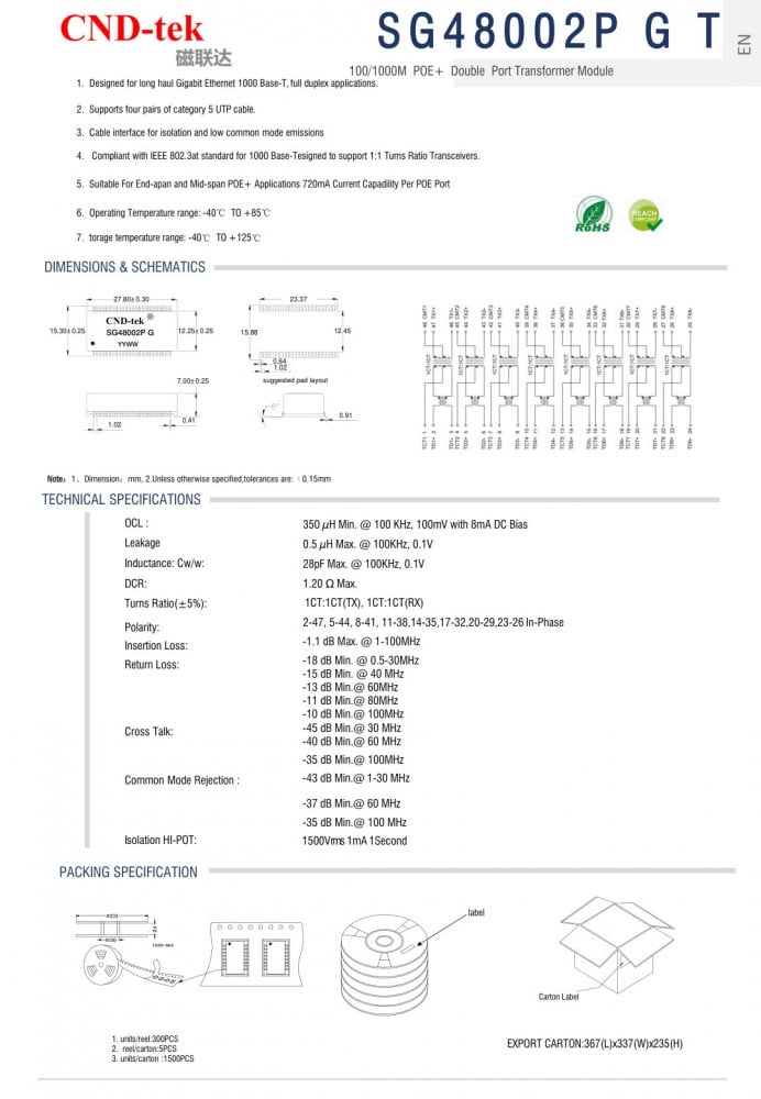 SG48002P G T technical document