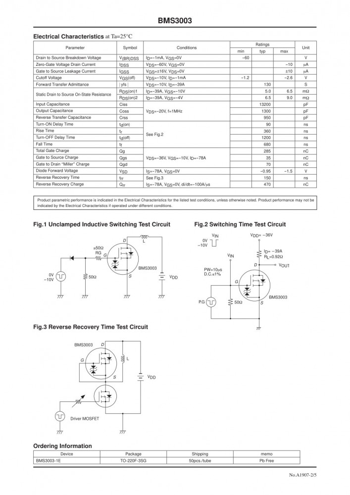 BMS3003 datasheet page 2