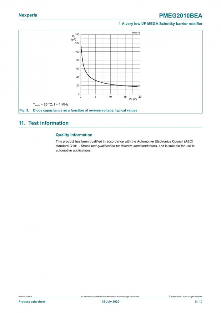 PMEG2010BEA datasheet page 5