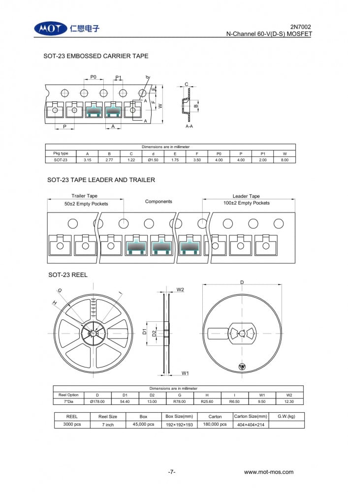 2N7002 datasheet page 7