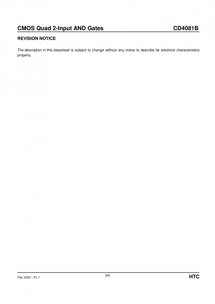 CD4081BN datasheet page 9