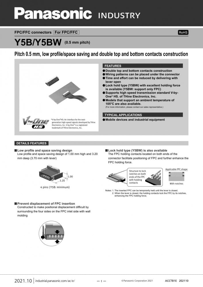 AYF531435 datasheet page 1