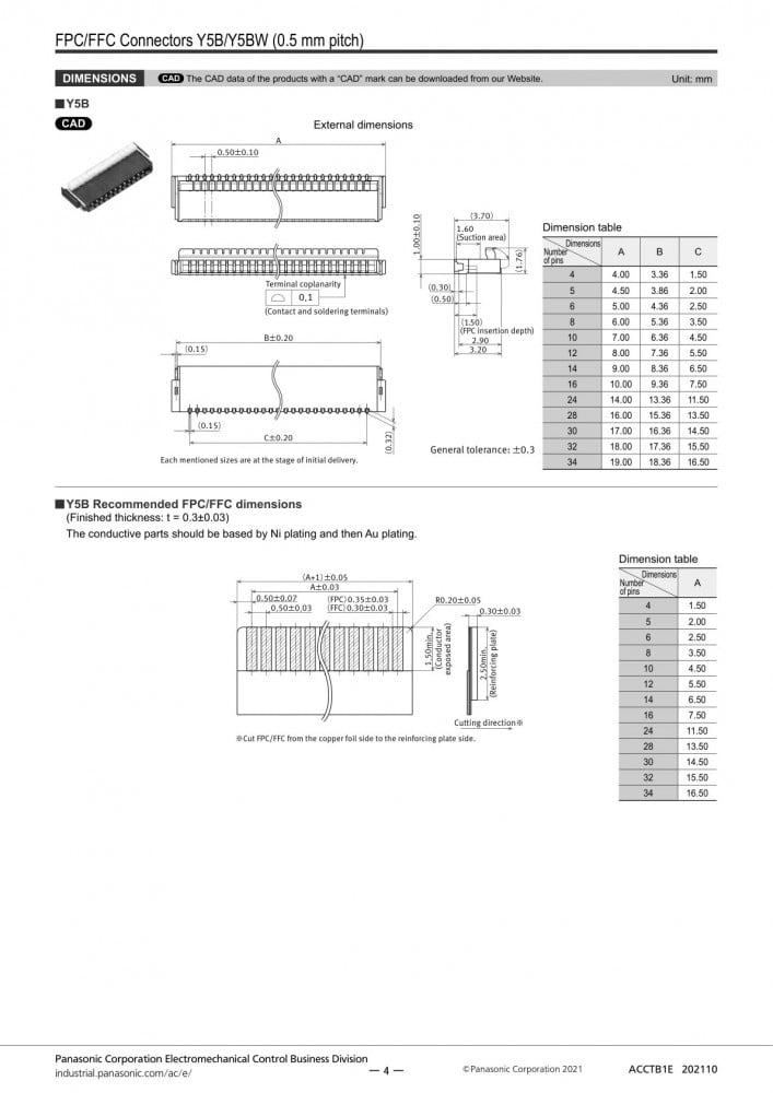AYF531435 datasheet page 4