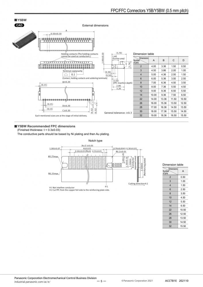 AYF531435 datasheet page 5