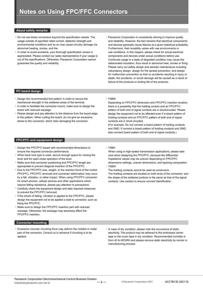 AYF531435 datasheet page 8