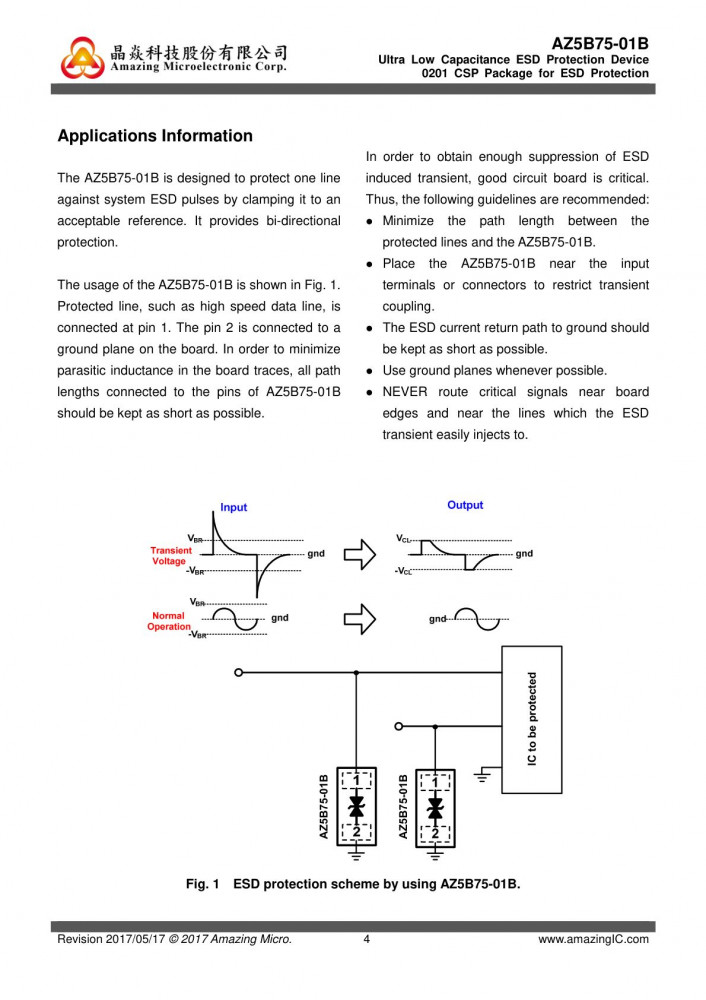 AZ5B75-01B datasheet page 4