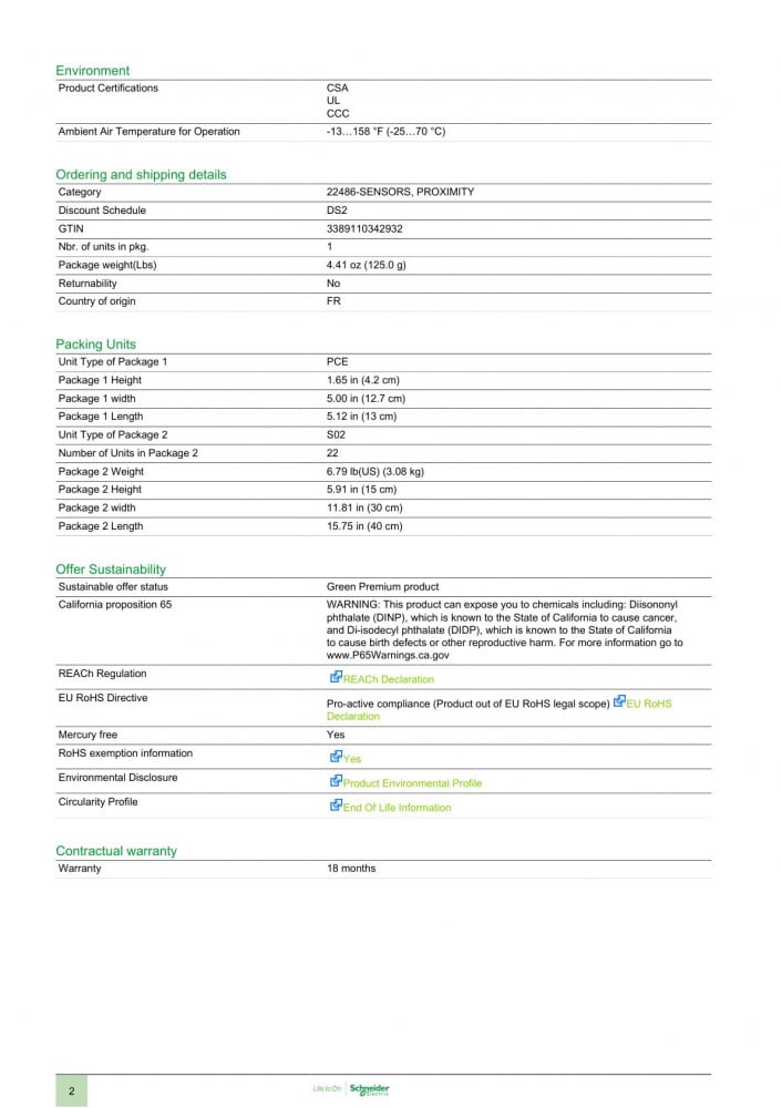 XS4P30AB110 technical document page 2