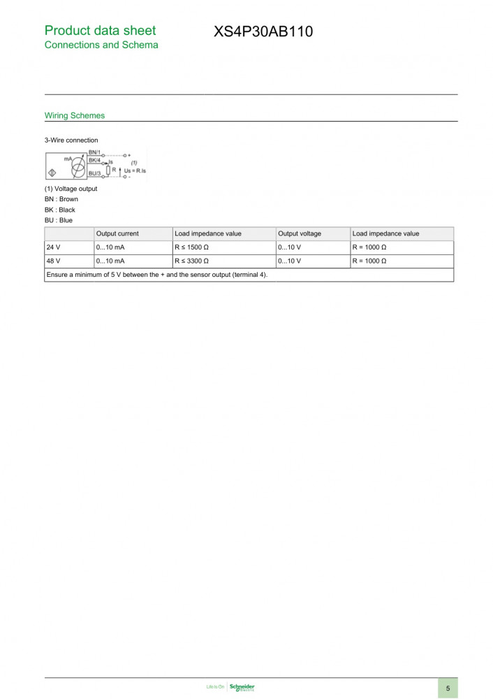 XS4P30AB110 technical document page 5