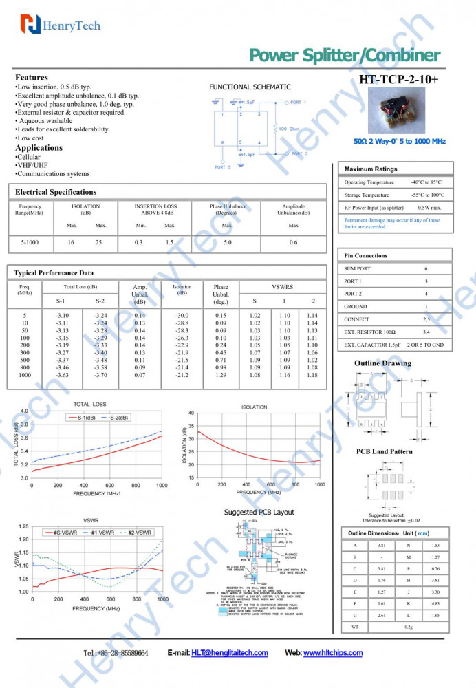 HT-TCP-2-10+ technical document page
