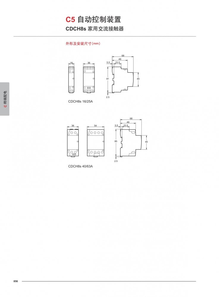 CDCH8s product documentation page 2