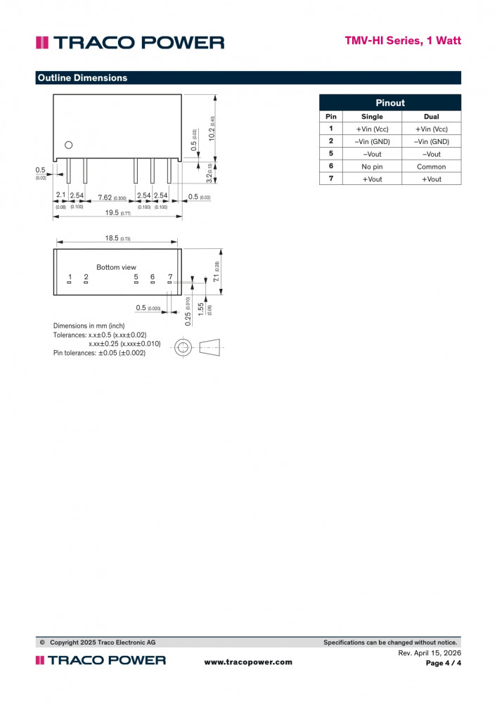 TMV-HI technical document page 4