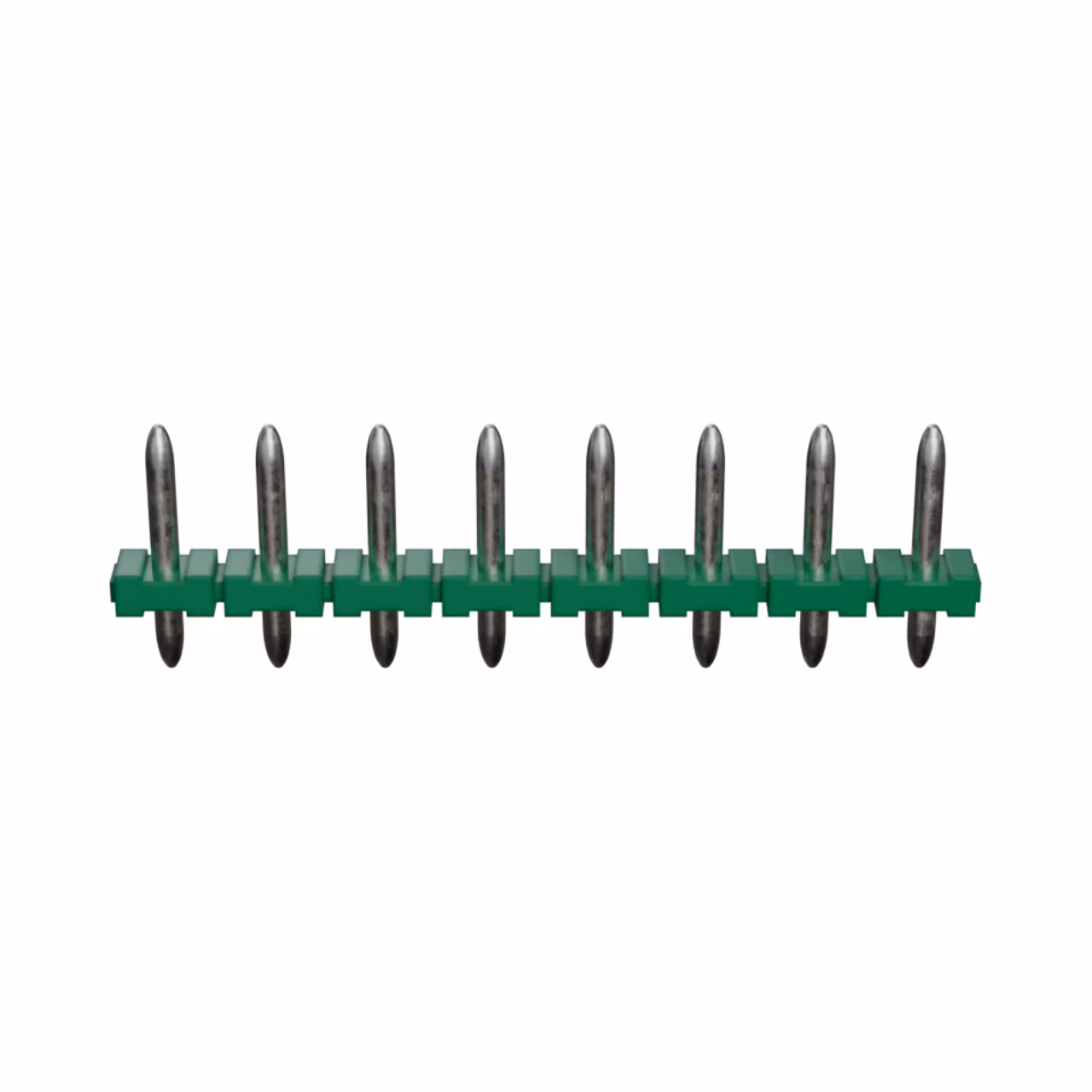 5.00mm Pitch Eurostyle Vertical PCB Pin Header, Breakable, 8 Circuits for sale