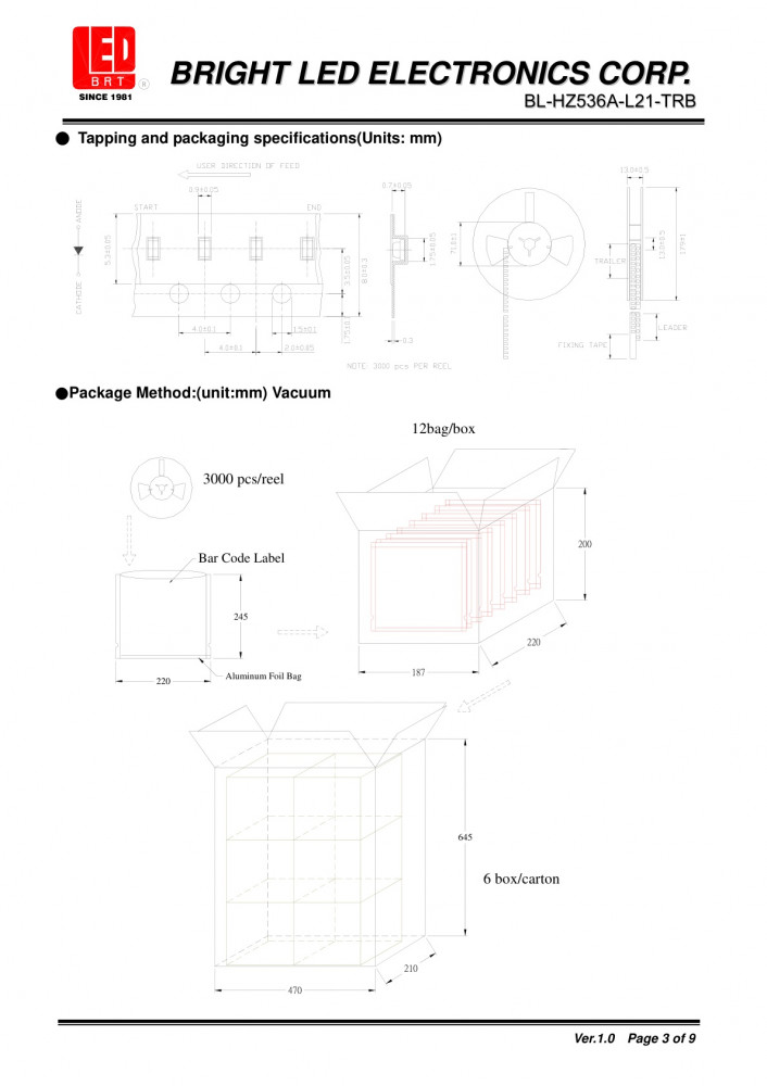 BL-HZ536A-L21-TRB datasheet page 3