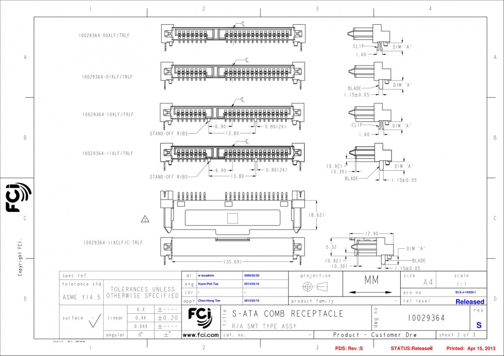10029364-001LF technical drawing page 2