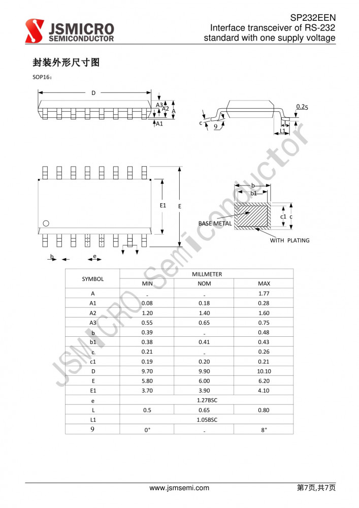 SP232EEN-JSM datasheet page 7