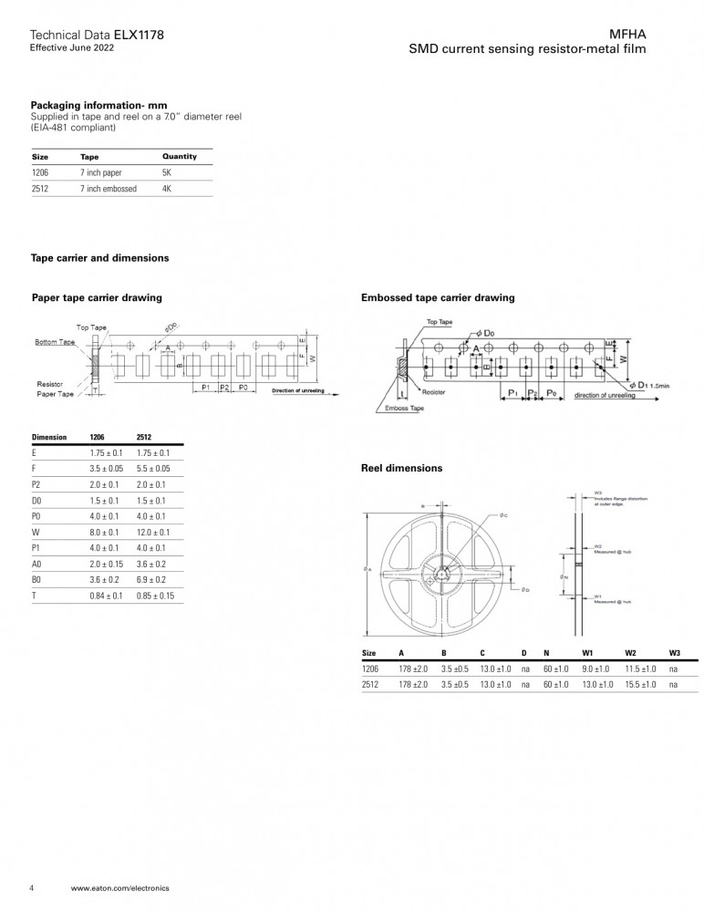 EATON MFHA datasheet page 4