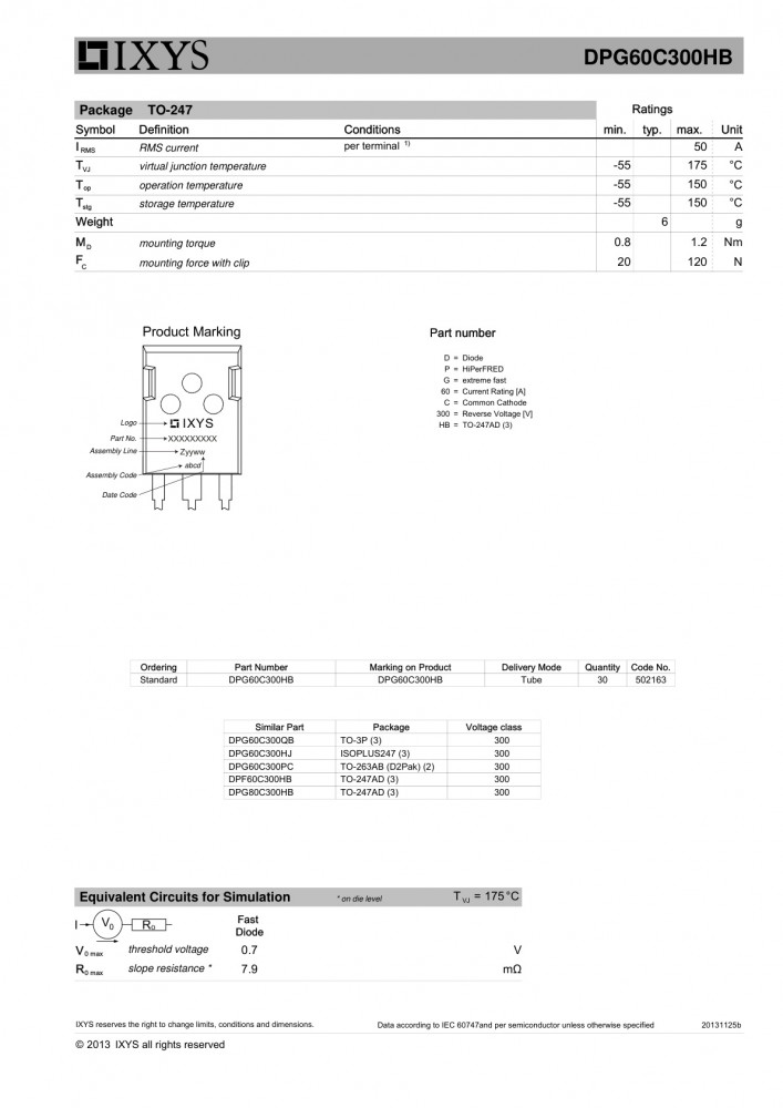 DPG60C300HB datasheet page 3