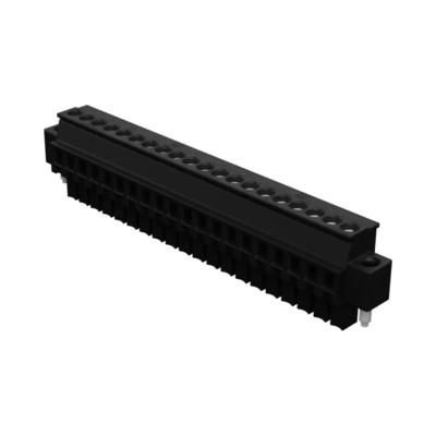 3.81mm Pitch Eurostyle Vertical Plug, with Retention Screws and Standard Imprinting, Rear Wire Entry, Black, 20 Circuits for sale