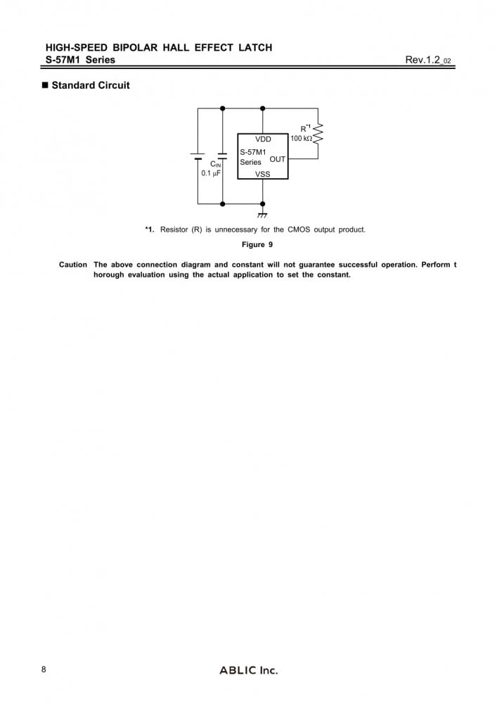 S-57M1NBL1B-M3T1U datasheet page 8