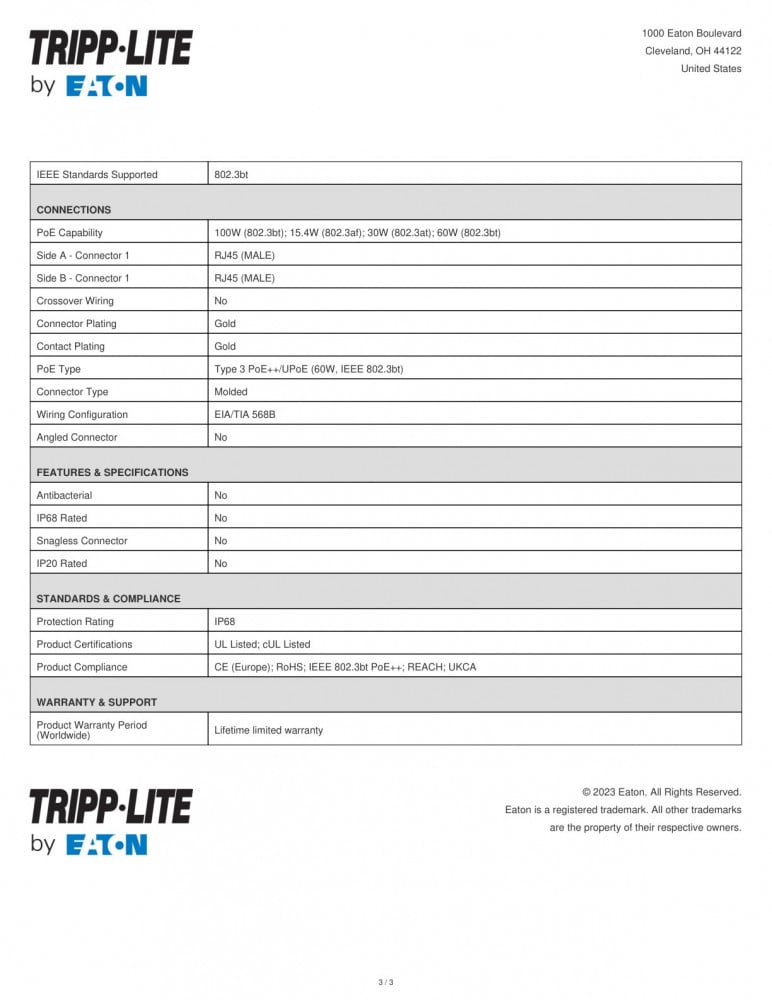 N200P-003BL-IND technical document page 3