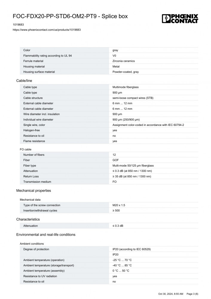 Phoenix Contact 1019683 technical document page 3
