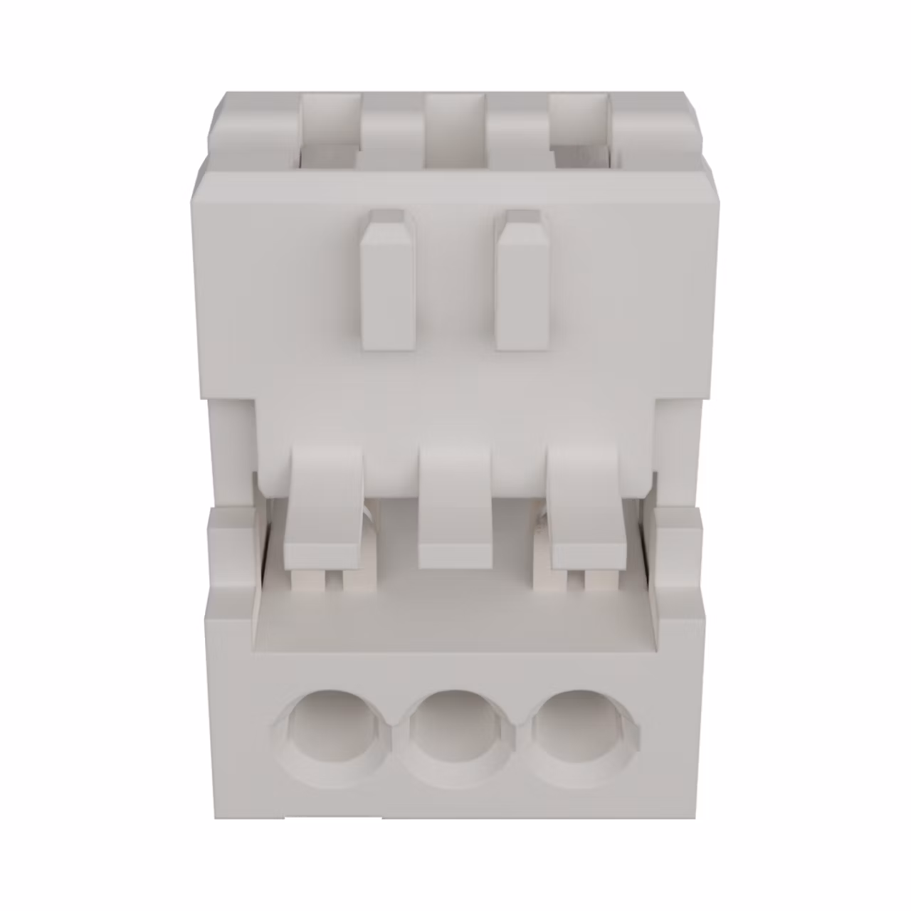 Appli-Mate RAST 2.5 Female Connector, 5.00mm Pitch, 2 Circuits, Position A and D Removed, Open Endwalls for sale