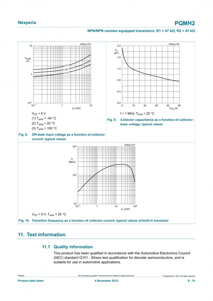 PQMH2Z datasheet page 8