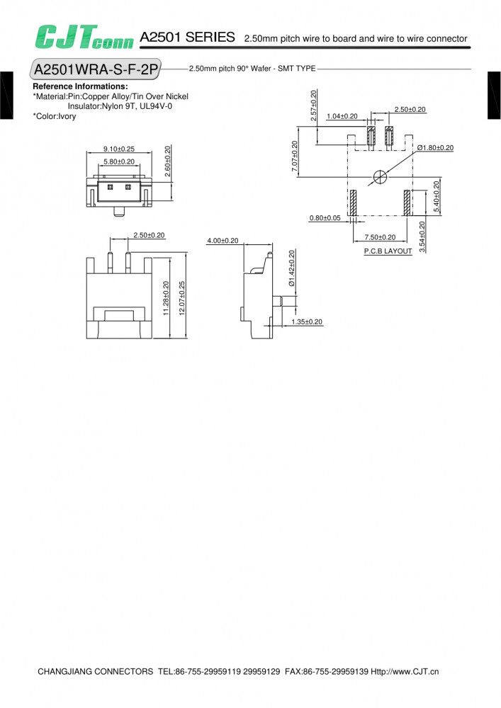 CJT A2501 series datasheet page 7